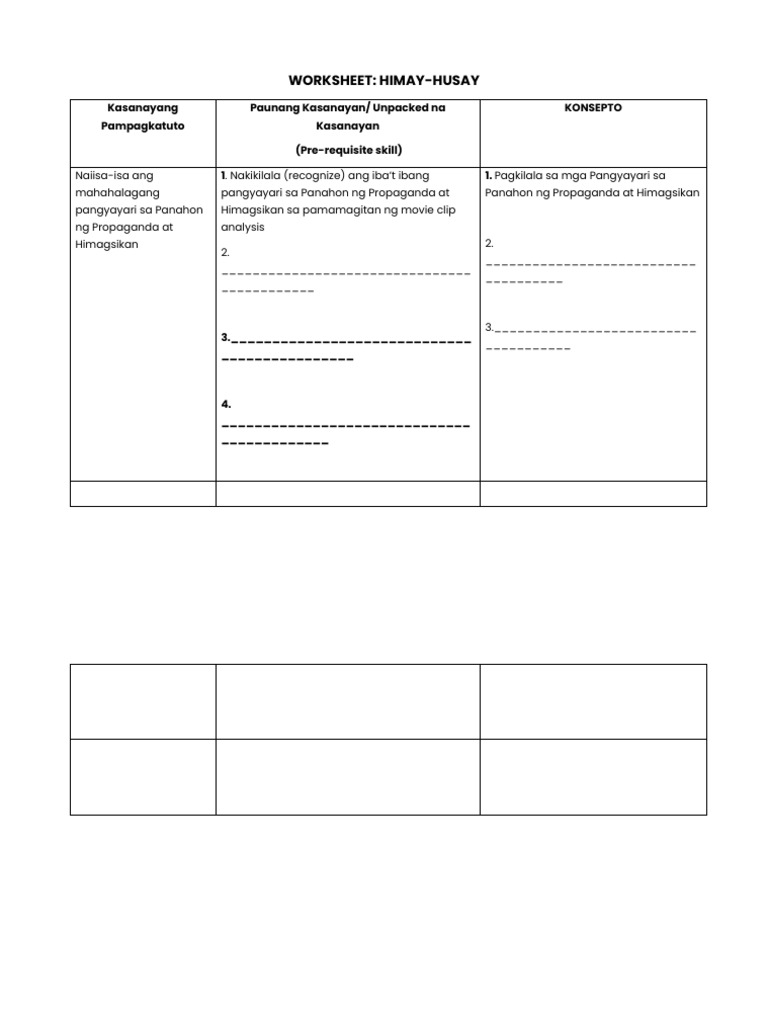 Worksheet1 Fil8 Unpacking Richard | PDF