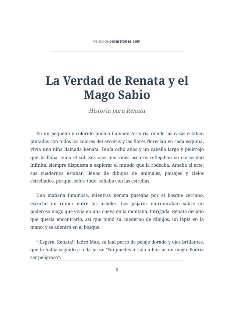 Renata y El Mago | PDF