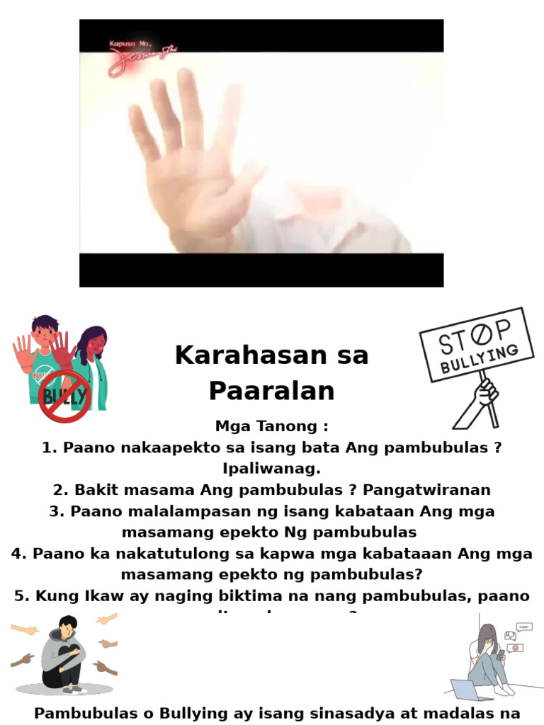 Karahasan Sa Paaralan . | PDF