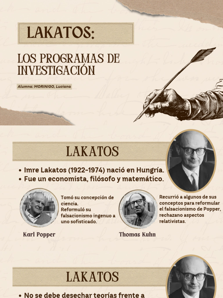 Programas de Investigación de Lakatos | PDF | Metodología | Epistemología