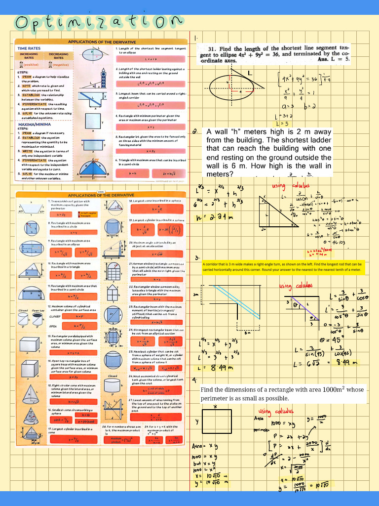 Application of Differential Calculus | PDF