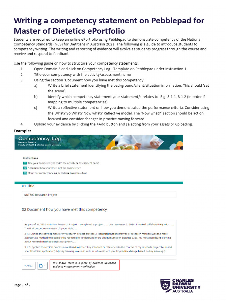 Introduction To Writing A Competency Statement - Research | PDF ...