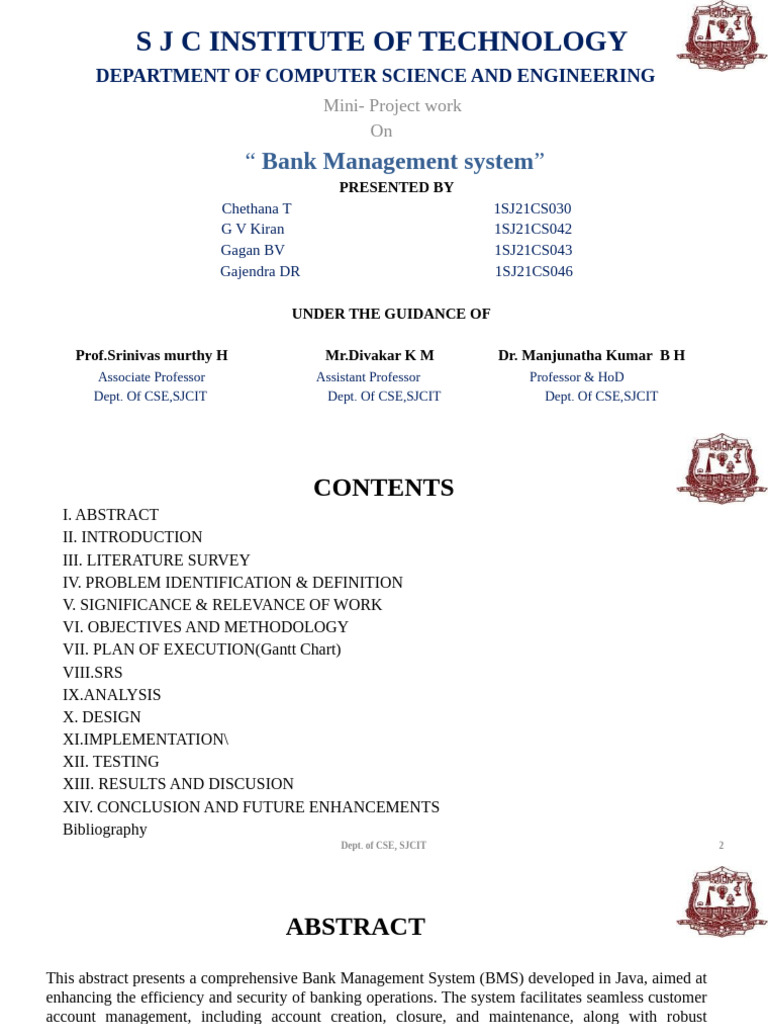 Mini Project Final | PDF | Databases | Integrated Development Environment