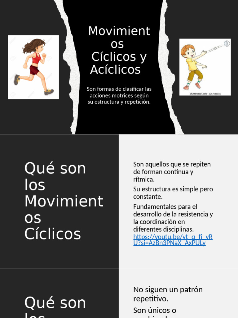 Movimientos Cíclicos y Acíclicos | PDF