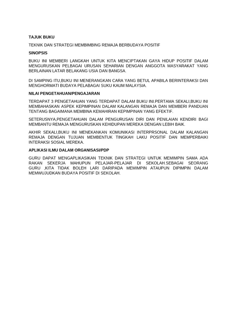 Tajuk Buku | PDF