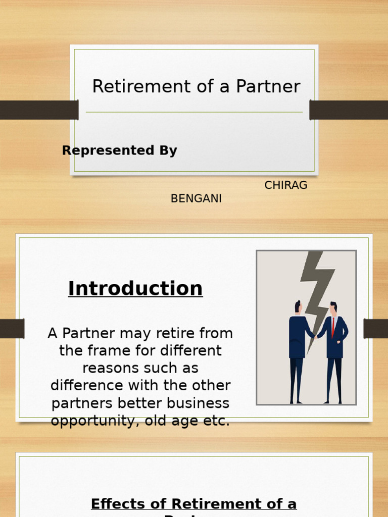 Retirement of Partner PPT 13-01-21 A Hannan Accountacy 1 | PDF ...