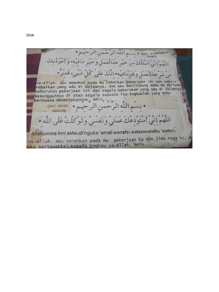 Doa | PDF