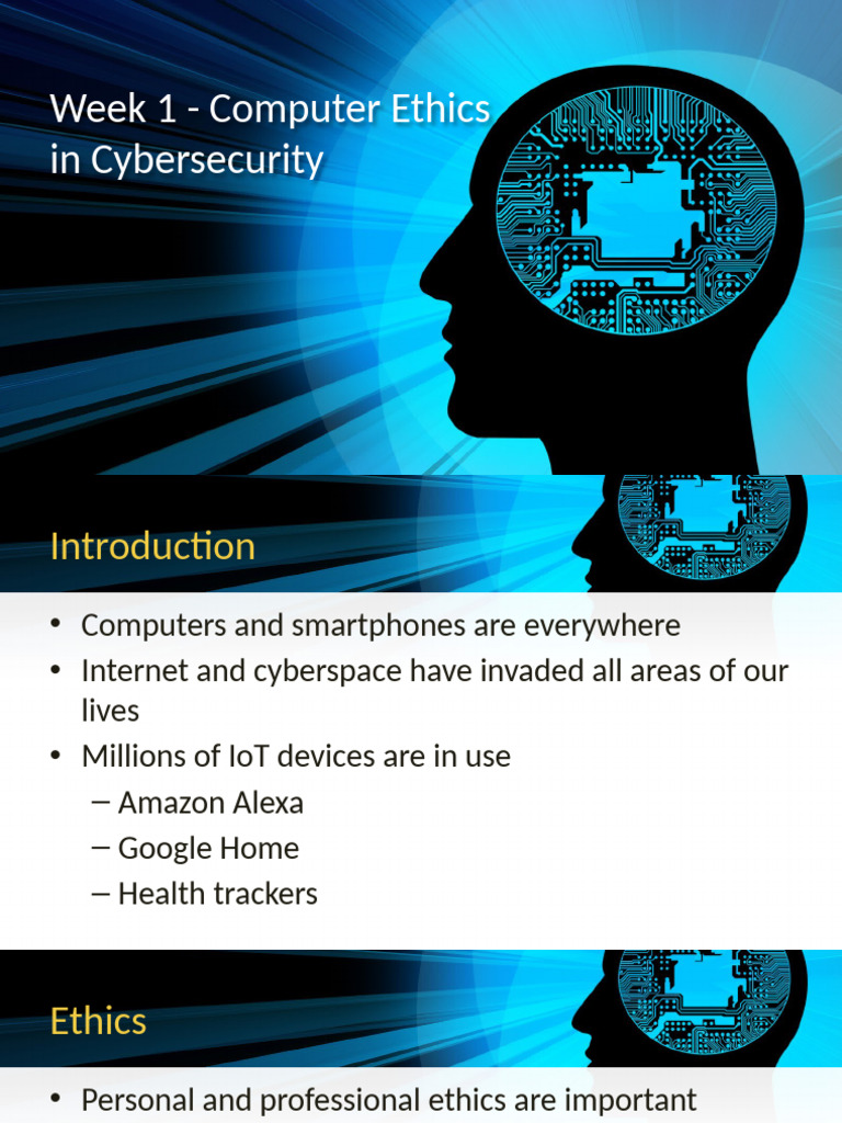 Week 1 - Computer Ethics | PDF | Cybercrime | Crimes