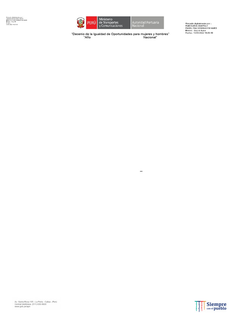 Memorando #0241-2022-APN-DOMA | PDF