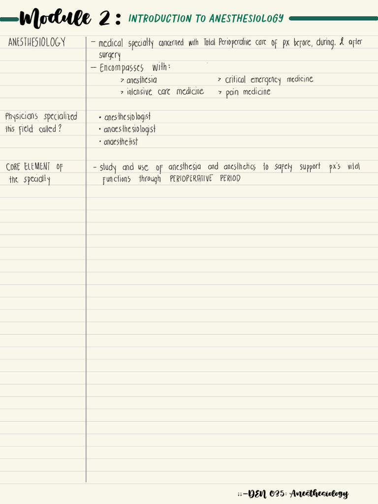 Summer Notes | PDF