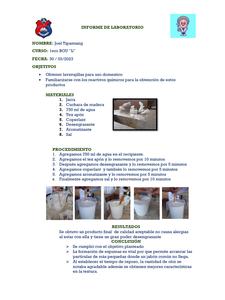 Informe Lab. | PDF