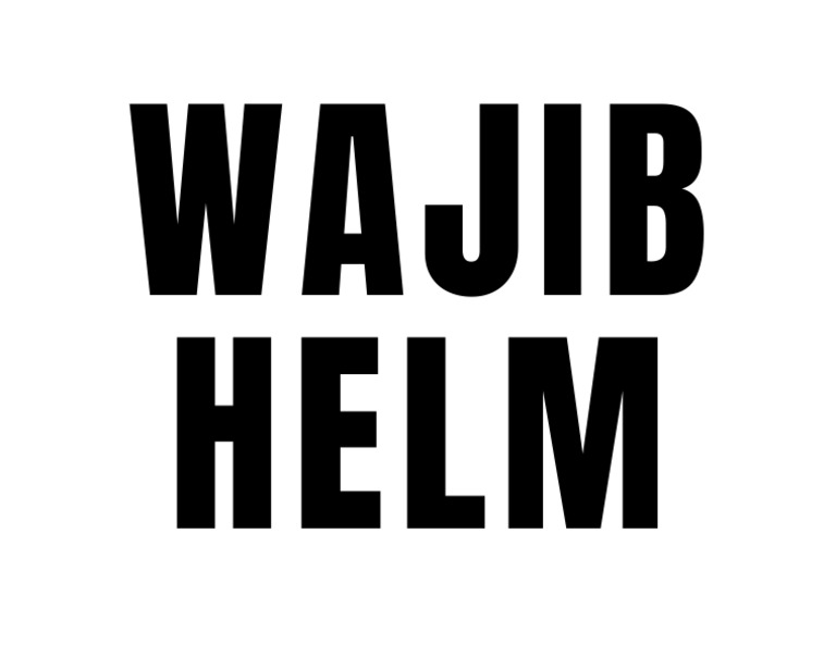 Wajib Helm | PDF