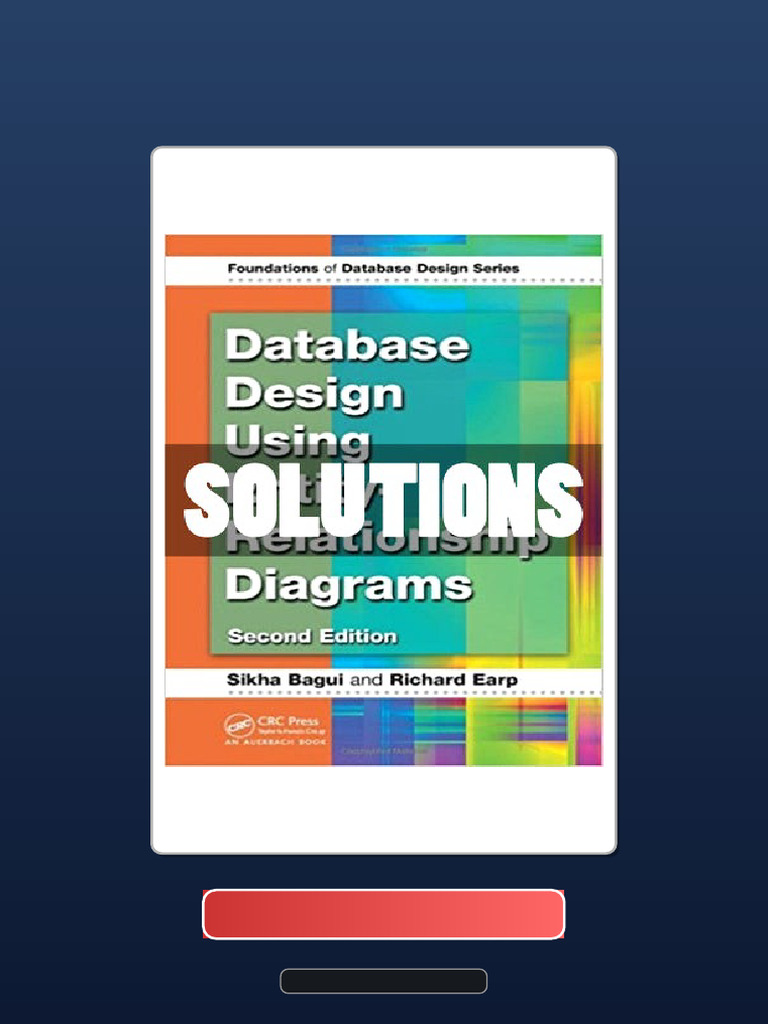 Full Chapter of Database Design Using Entity Relationship Diagrams 2nd Edition Bagui Ebook and ...