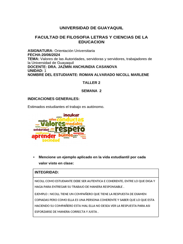 Tarea U1-Clase 4-s2 (2) Roman | PDF