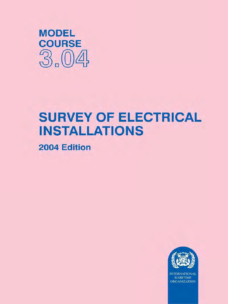 Model Course 3.04 Survey of Electrical Installations | PDF | Law Of The ...