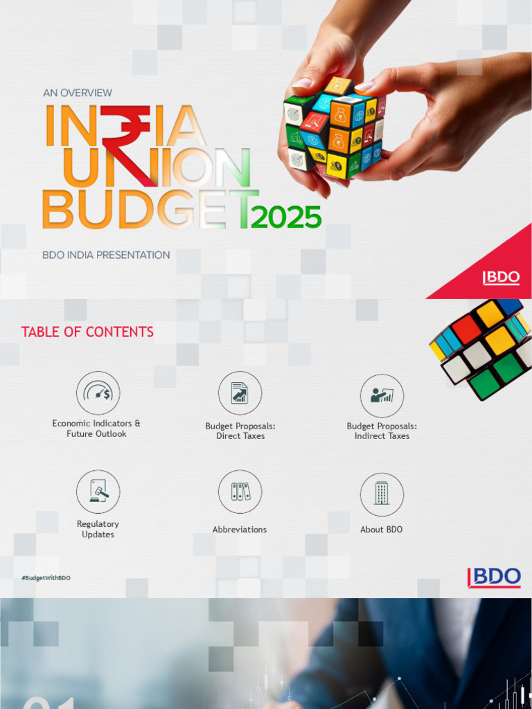 India Union Budget 2025 - BDO India | PDF | Capital Gains Tax | Taxes