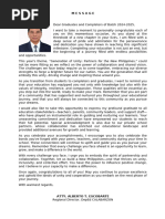 2025 Graduation Message from DepEd Secretary | PDF