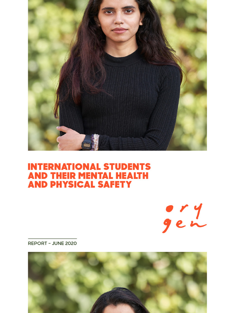 ORYGEN - International Student Mental Health and Physical Safety June 2020 | PDF | Cost Of ...