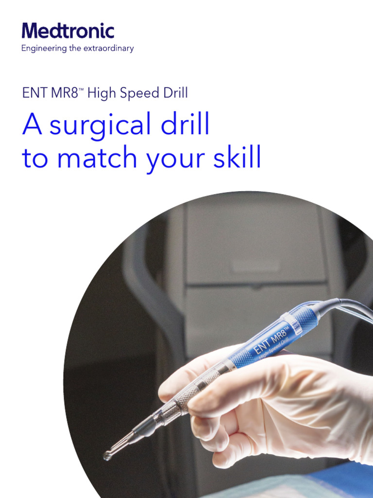 Mr8 High Speed Drill Physician Brochure | PDF | Otorhinolaryngology | Drill