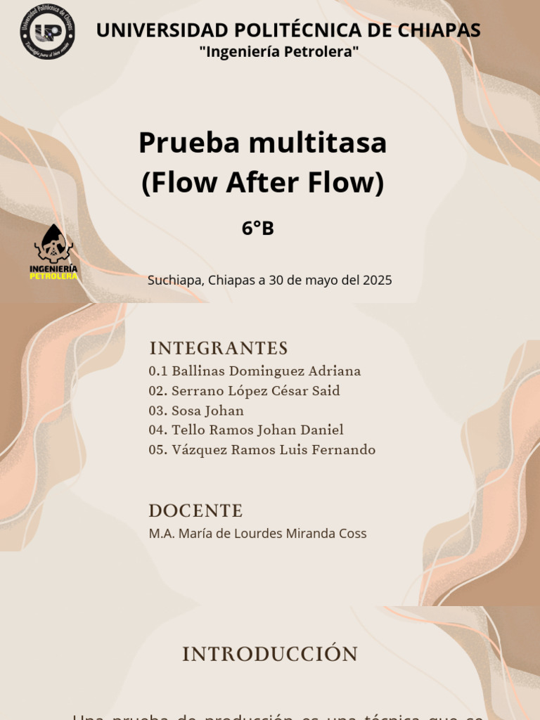 Presentación Diapositivas Prueba Multitasa (Flow After Flow) | PDF | Gases | Petróleo
