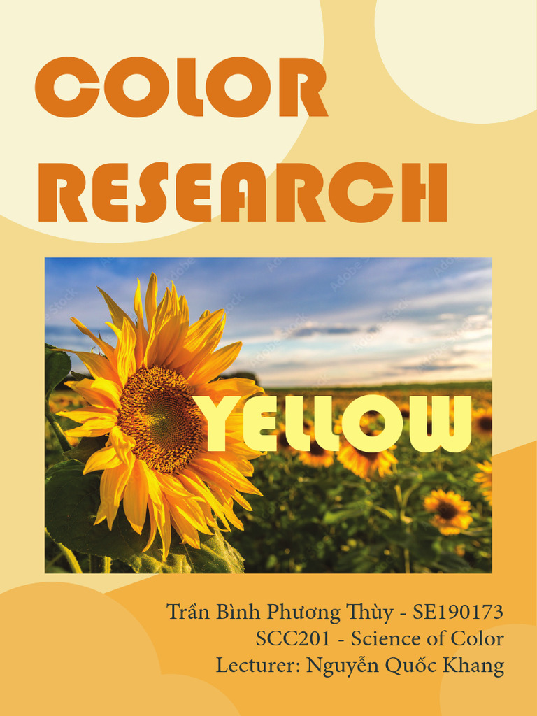 The Color Yellow: Meaning & History | PDF | Yellow | Color