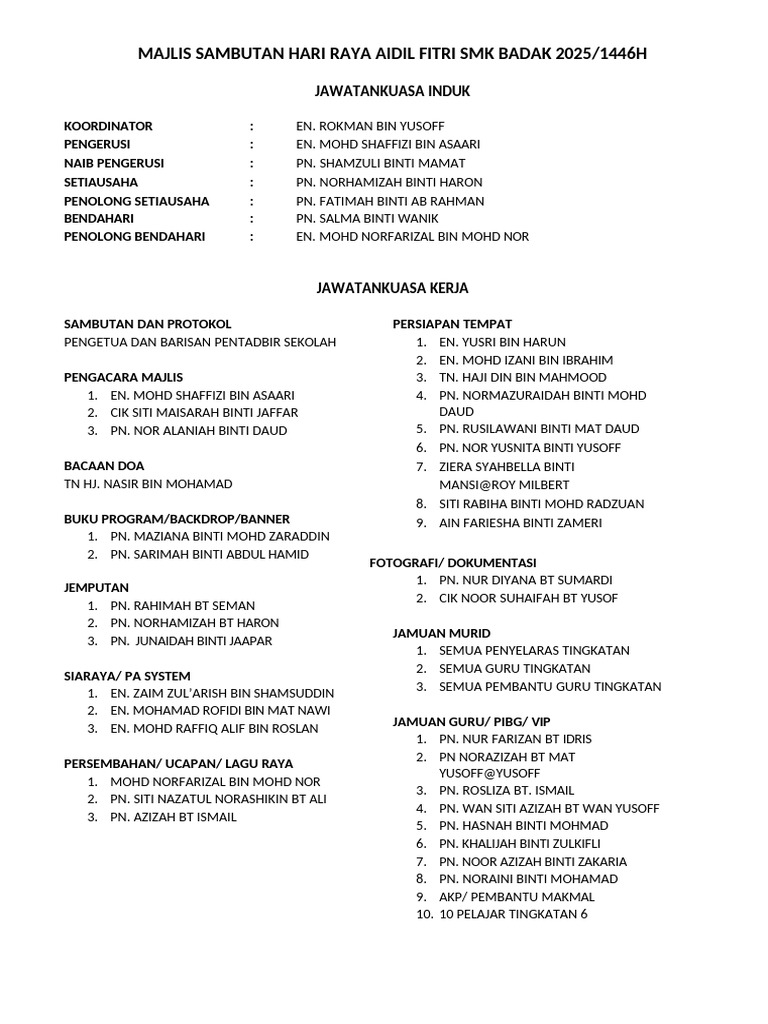 AJK_MAJLIS_SAMBUTAN_HARI_RAYA_AIDILFITRI_SMK_BADAK_2025[1] | PDF