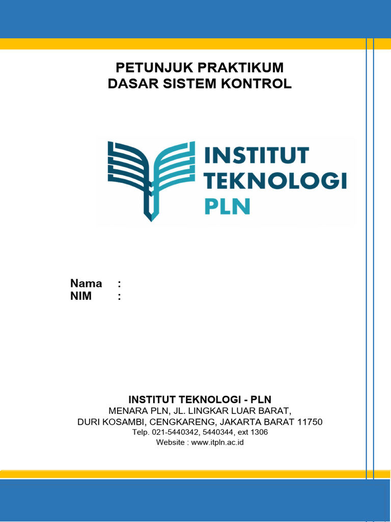 Modul Praktikum Dasar Sistem Kontrol | PDF
