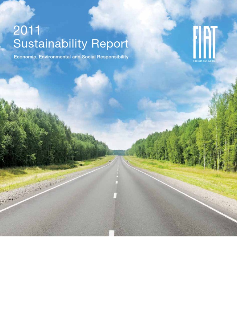 2011 Fiat SpA Sustainability Report | PDF | Sustainability | Chrysler 2011 Fiat SpA Sustainability Report | PDF | Sustainability | Chrysler