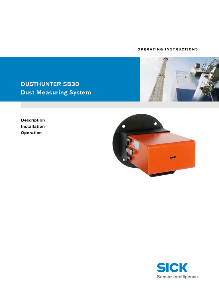OI DUSTHUNTER SB30 en V1-0 2012-12 | PDF | Light | Scattering