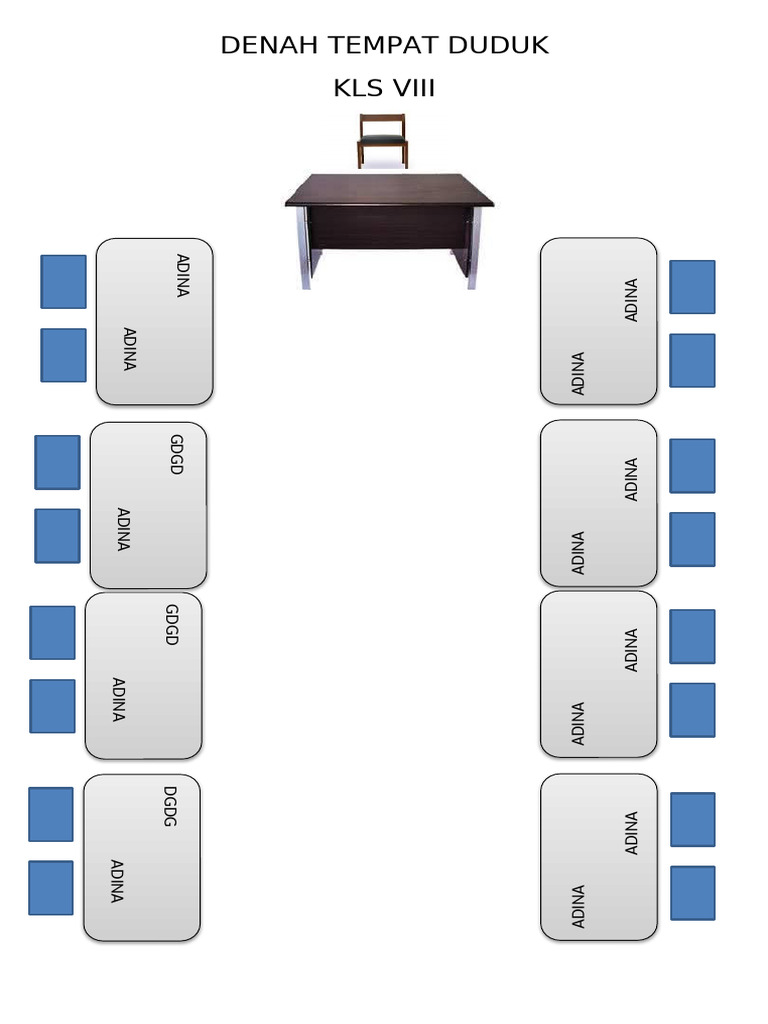 Denah Tempat Duduk | PDF
