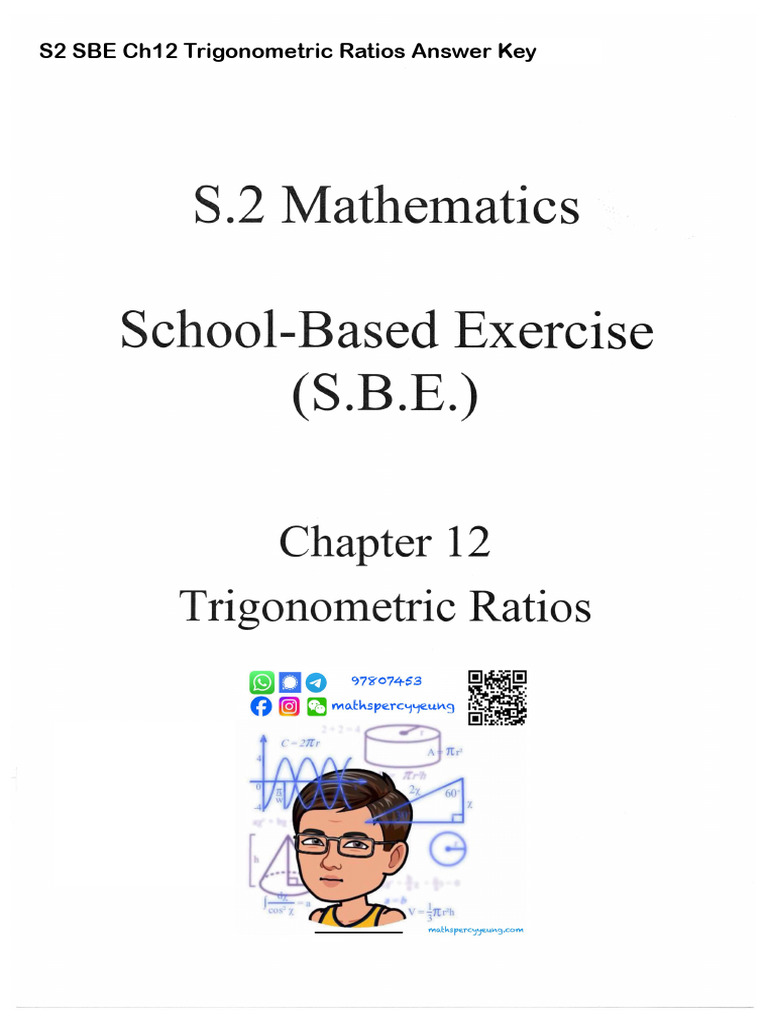 s2 Sbe Ch12 Trigonometric Ratios | PDF