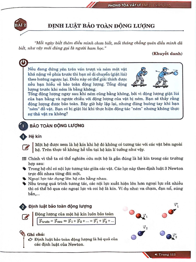 5.dinh Luat Bao Toan Dong Luong | PDF