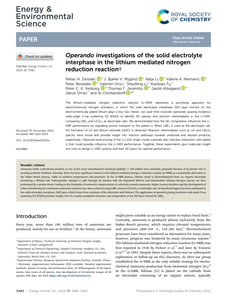 H. Deissler 等 - 2024 - Operando Investigations of the Solid Electrolyte Interphase in the ...