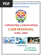 Grade 12th - Chemistry Practical | PDF | Titration | Chemistry