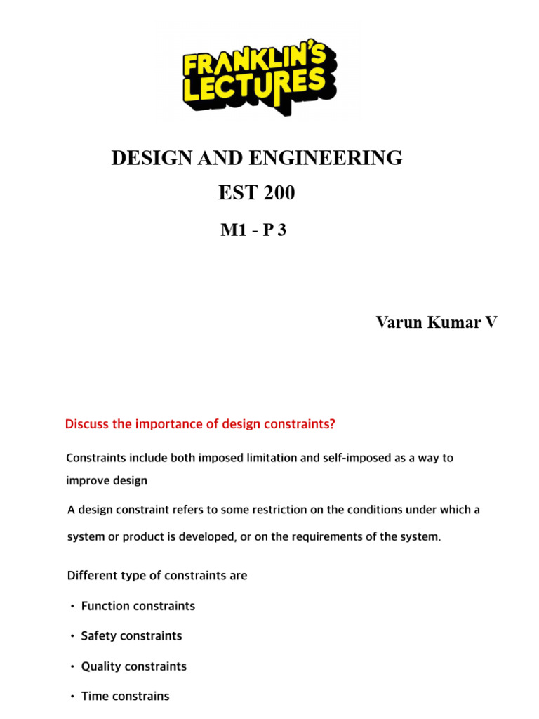 Est200 M1 P3 | PDF | Prototype | Reliability Engineering