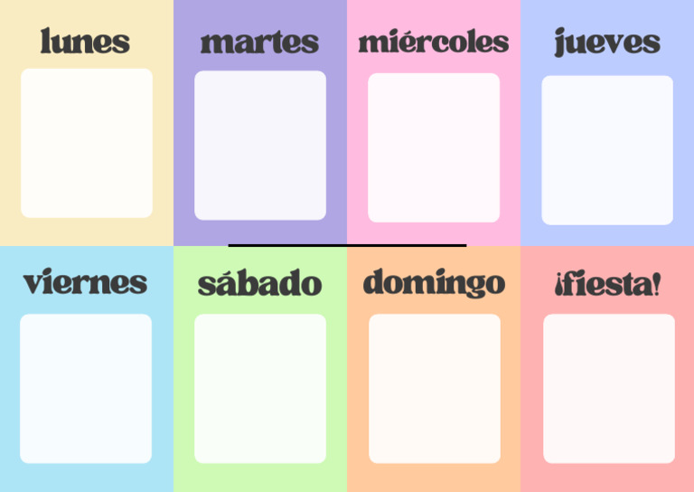 Los Días de La Semana | PDF