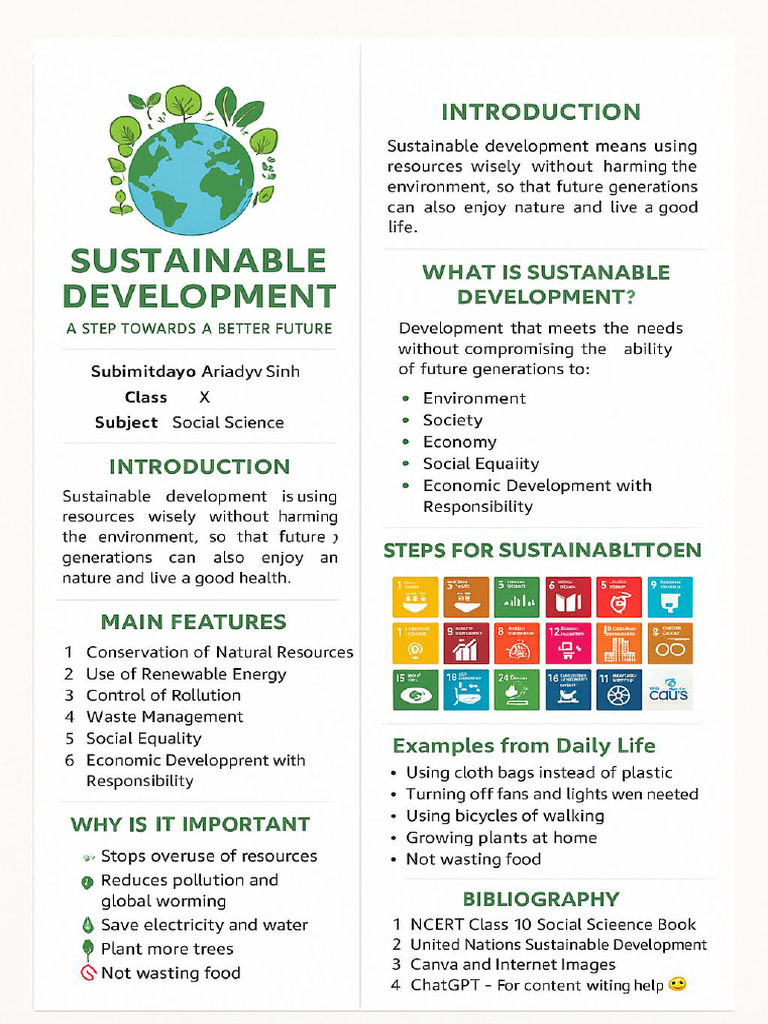 Sustainable Development Project Aradhya | PDF