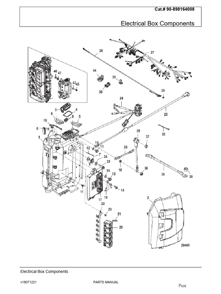 Electrical Box Components Parts Manual | PDF | Electrical Components ...