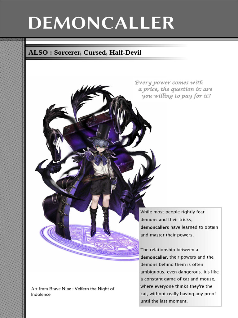 Demoncaller and Lightbearer Guide | PDF | Anger