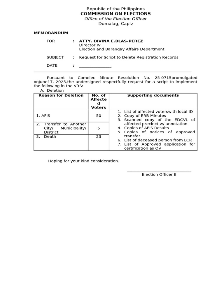 Request For Access Code Template | PDF