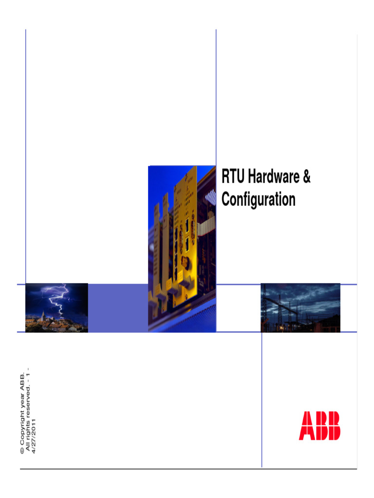 RTU 560 Hardware and Configuration Guide | PDF | Input/Output ...