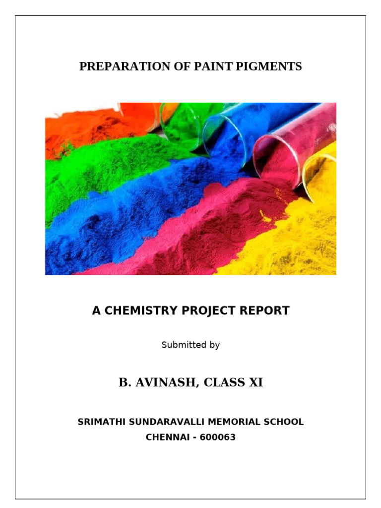 Paint Pigment Preparation Guide | PDF | Pigment | Color