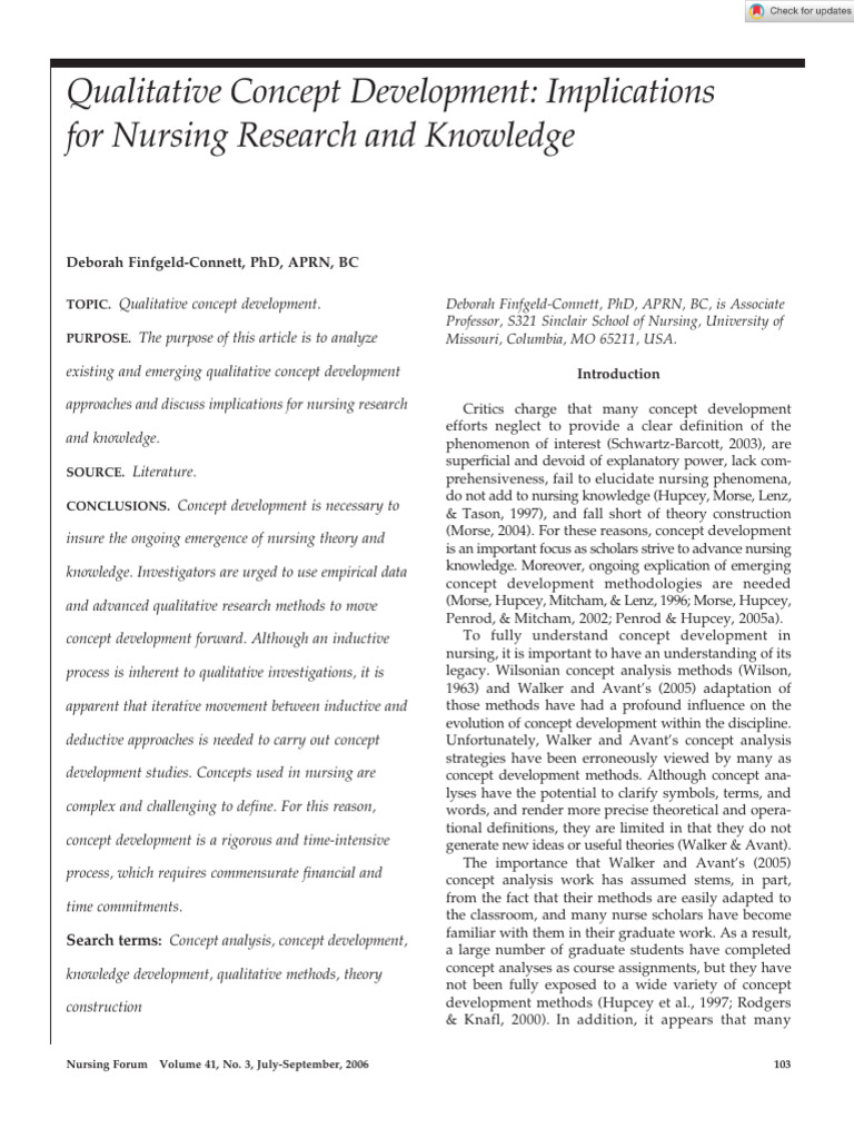 Nursing Forum - 2006 - Finfgeld Connett - Qualitative Concept ...