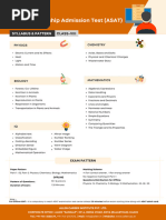 ALLEN Scholarship Admission Test (ASAT) : Syllabus & Pattern | PDF ...