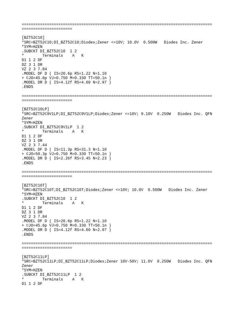 Zener Diodes | PDF | Power Engineering | Electrical Resistance And Conductance