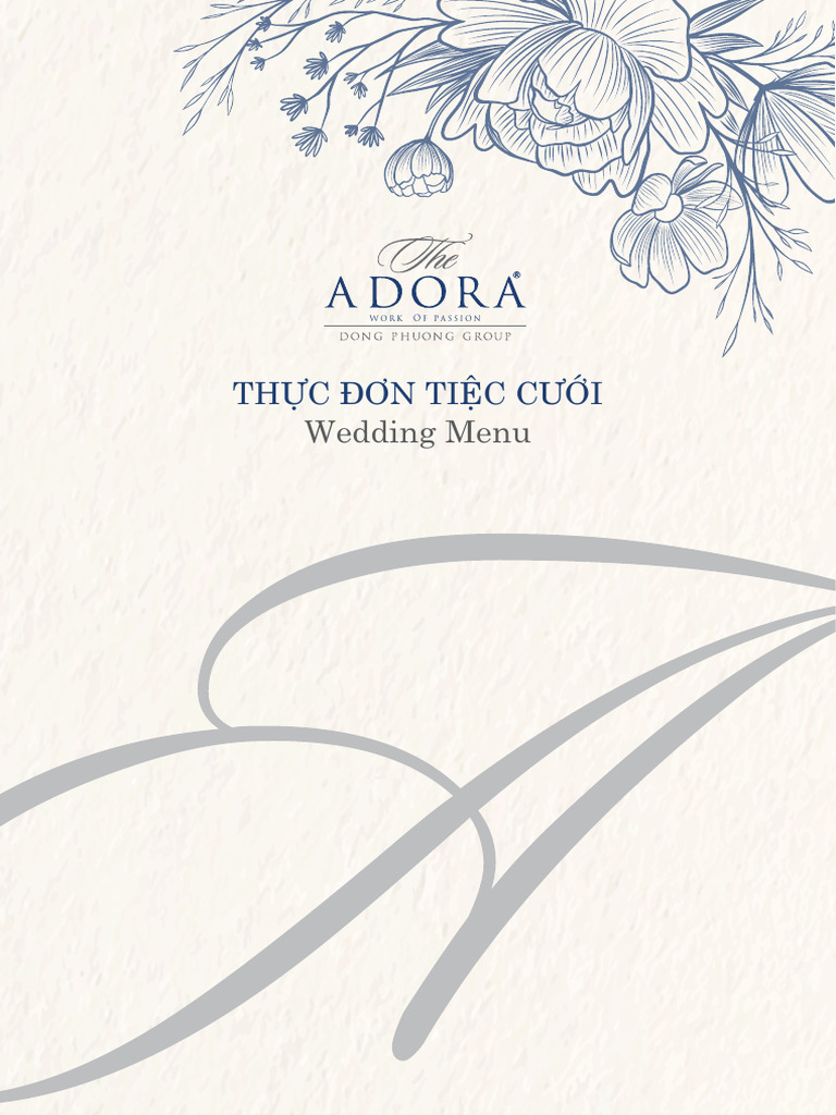 Adora Luxury - Dp8 - Wedding Set Menu 2023 | PDF