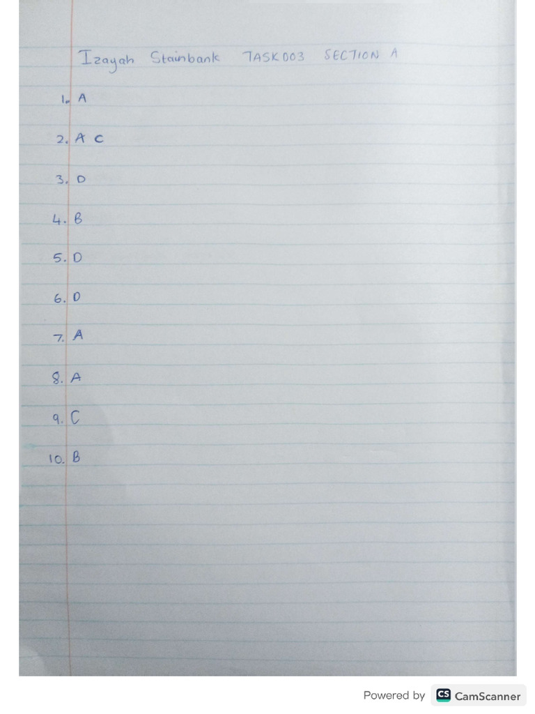Izayah - Stainbank PHSC Sba03 Task003 | PDF