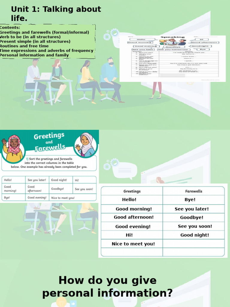 Unit 1 Talking About Life | PDF | Semantic Units | Linguistic Typology