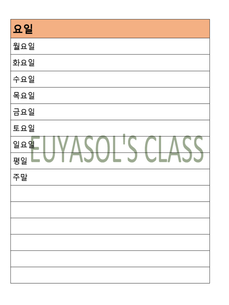 Korean-Myanmar Language Guide | PDF | Workweek And Weekend