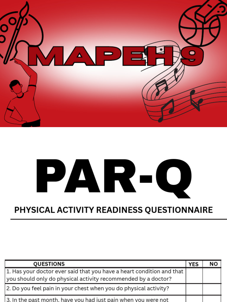 Grade 9 Par-Q | PDF